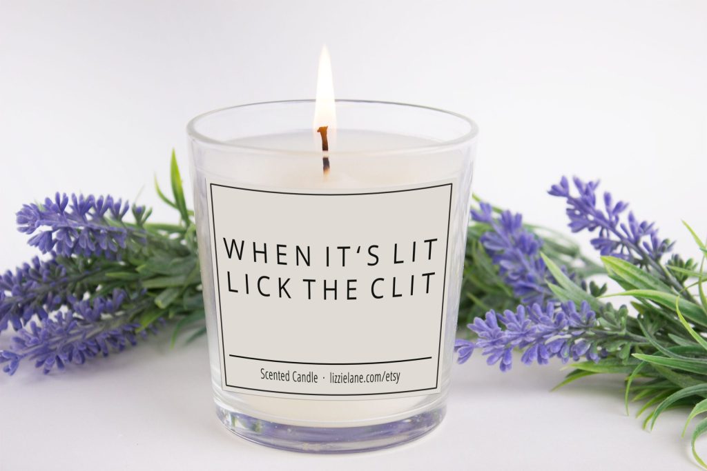 Funny Candle, Joke Candle, When it's Lit, Lick the, Rude Candle ...